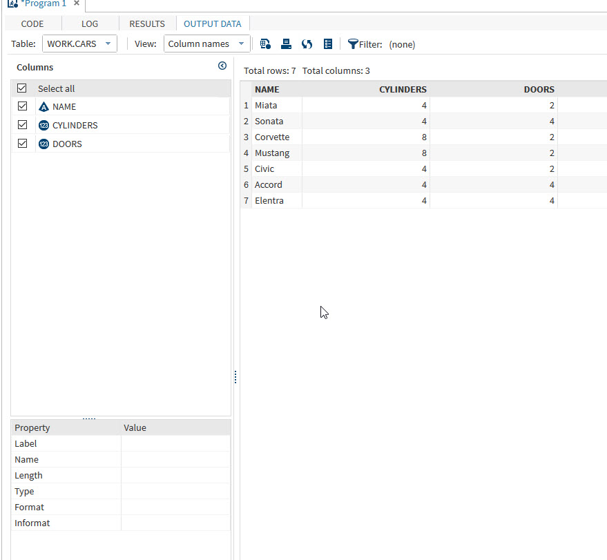 SAS: Introduction to SAS – Analytics4All